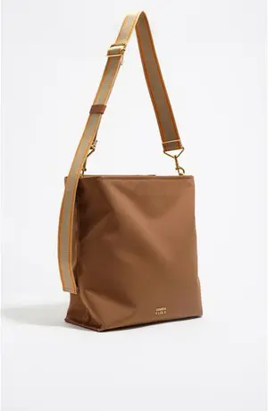 Bimba Y Lola Large Nylon Carlino Bag - Cinnamon