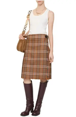 Burberry Buckled Skirts
