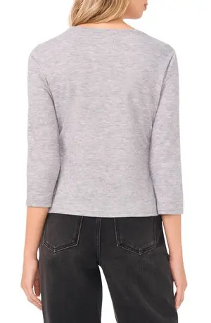 Vince Camuto Three-quarter Sleeve Knit Top