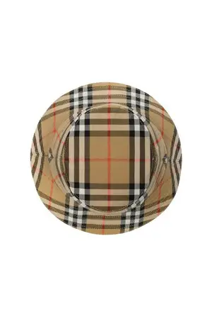 Burberry Check Cotton Bucket Hat