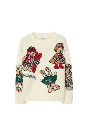 Burberry Thomas Bear Wool-cashmere Sweater