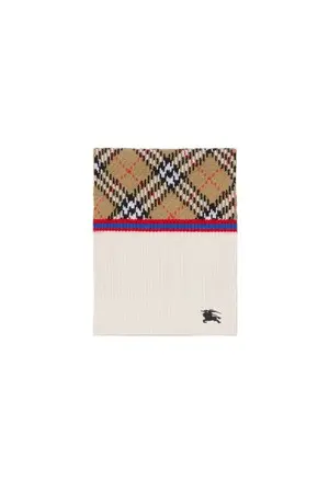 Burberry Check Wool Scarf