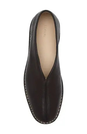 LEMAIRE Piped Crepe Slipper Loafer