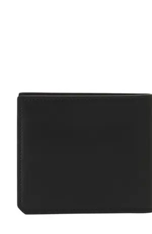 LANVIN Compagnon Leather Wallet - Black