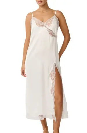 KAT THE LABEL Hayden Lace Trim Slip