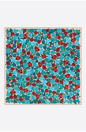 Bimba Y Lola Roses Scarf - Turquoise