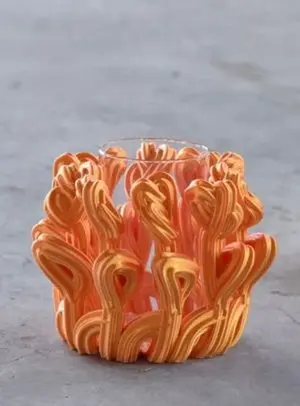 FORM & SEEK Superbloom Vase Orange