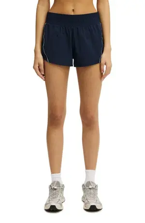 Cotton:on Active Curve Hem Short - Prep Sport Navy