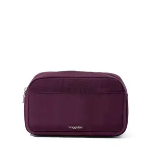 BAGGALLINI Pocket Cosmetic Bag With Brush Organization - Mulberry