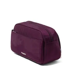 BAGGALLINI Pocket Cosmetic Bag With Brush Organization - Mulberry