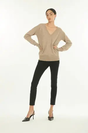 SECRET PON-PON Haven Pullover Sweater - Taupe