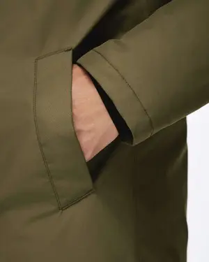 QUARTZ CO. Labrador Hooded Down Winter Jacket - Sage