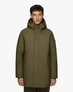 QUARTZ CO. Labrador Hooded Down Winter Jacket - Sage