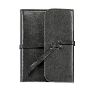 GRAPHIC IMAGE 7" Leather Wrapped Refillable Journal - Onyx