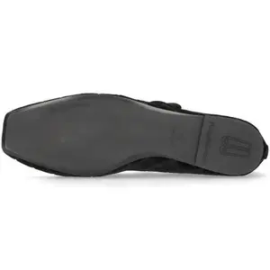 Pretty Ballerinas Square Toe Criss-cross Mary Jane - Black