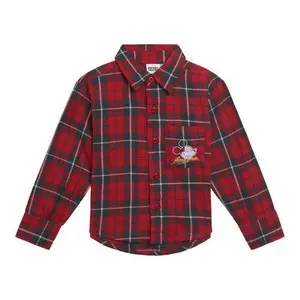Disney Long Sleeve Button Down Shirt - Mickey Mouse Red