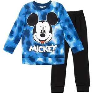 Disney Mickey Mouse & Friends Fleece Sweatshirt & Pants Set - Mickey Mouse Blue