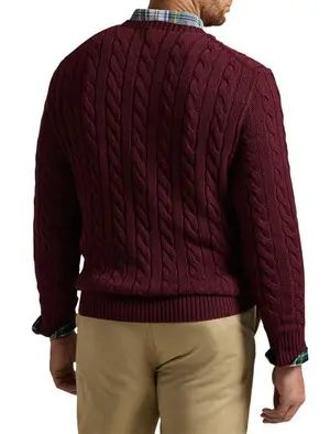 Polo Ralph Lauren Cable-knit Sweater - Mulberry Jam