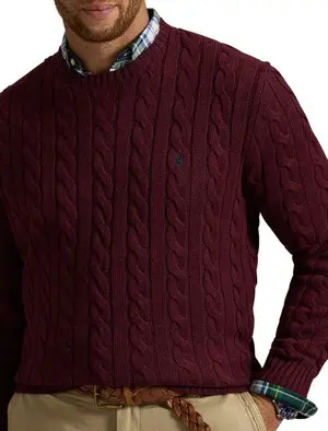 Polo Ralph Lauren Cable-knit Sweater - Mulberry Jam