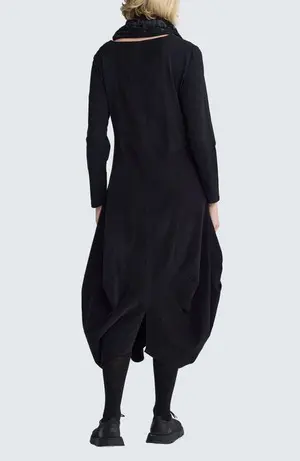 LUUKAA Tenebria Long Balloon Dress