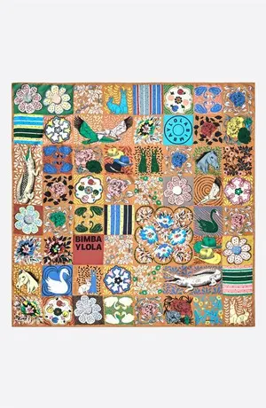 Bimba Y Lola Mosaic Scarf - Camel