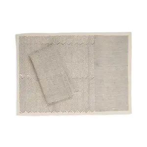 SUSTAINABLE THREADS Whisperwood Placematsset Of 4 - Aspen Slate