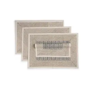 SUSTAINABLE THREADS Whisperwood Placematsset Of 4 - Hazelnut