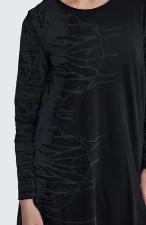 LUUKAA Abstract Burnout Tunic