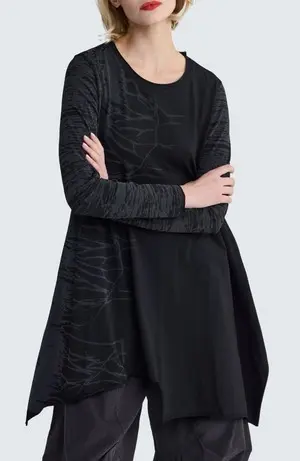 LUUKAA Abstract Burnout Tunic