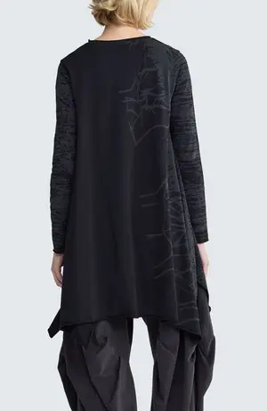 LUUKAA Abstract Burnout Tunic