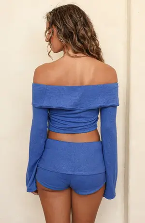 DIPPIN DAISY'S Jessie Long Sleeve Top - Indigo
