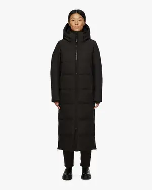 QUARTZ CO. Sofia Hooded Down Winter Jacket
