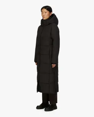 QUARTZ CO. Sofia Hooded Down Winter Jacket