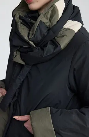 LUUKAA Anna Memory Taffeta Collar Scarf