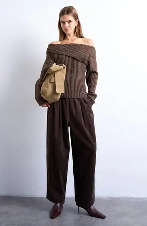 Topshop Cotton Corduroy Pants