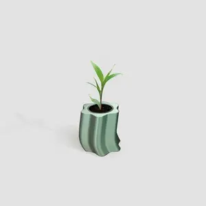 FORM & SEEK Frosting Short Planters - Mint