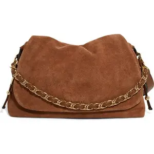 AIMEE Lennon Convertible Crossbody Bag - Chestnut Suede