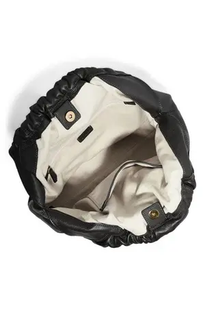 AIMEE Large Lennon Shoulder Bag - Black