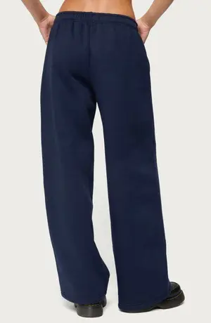 EDIKTED I Heart London Sweatpants - Navy