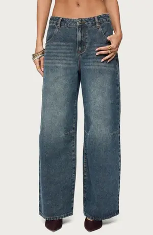 Edikted Oversized Jeans For Women