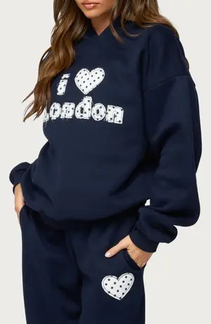 EDIKTED I Heart London Hoodie