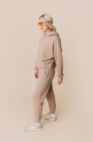 OCIO Organic Cotton Teddy Jogger - Fawn