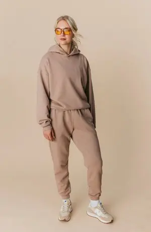 OCIO Organic Cotton Teddy Jogger - Fawn