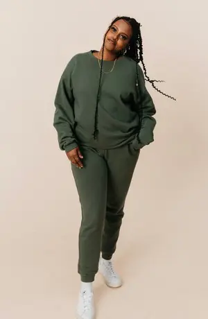 OCIO Organic Cotton Teddy Jogger - Spruce