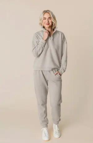 OCIO Organic Cotton Teddy Jogger - Stone