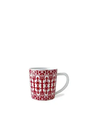 CASKATA Casablanca Crimson Mugporcelainset 4 - Red