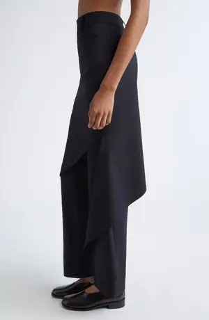 Monse Deconstructed Stretch Virgin Wool Skirt Pants