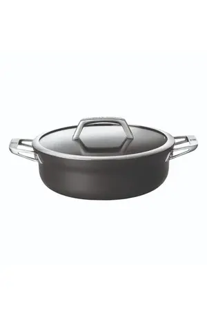 ZWILLING Motion Hard Anodized Nonstick 4-quart Chef's Pan - Matte Black