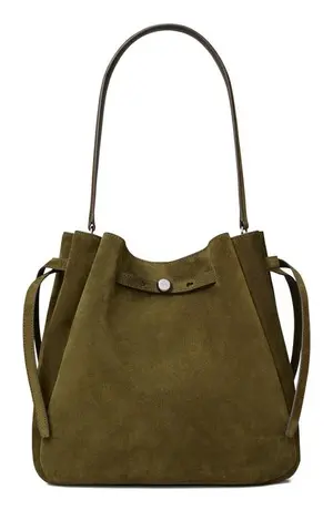 Tory Burch Romy Suede Bucket Bag - Leccio