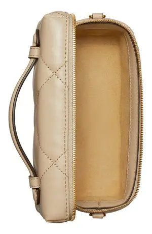 Tory Burch Kira East/west Vanity Case - Light Stone